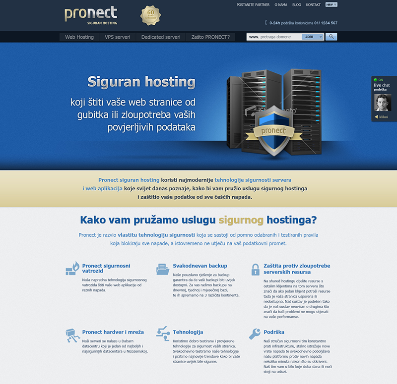 Secure hosting service – KREATIVNA
